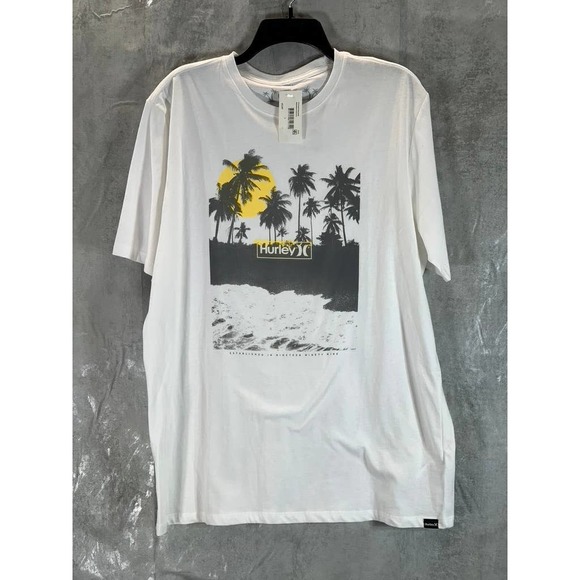 Hurley | Shirts | Hurley Mens White Regular Fit Everyday Washed ...